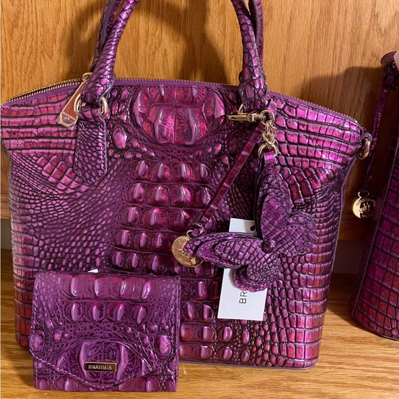 Brahmin | Bags | Brahmin Duxbury Purple Potion And Matching Wallet And ...